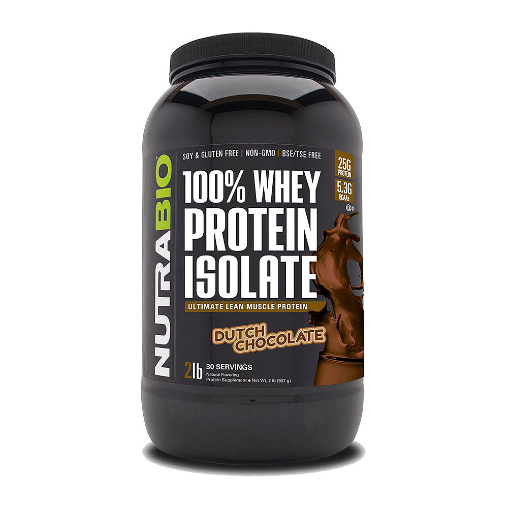 Nutrabio: Whey Protein Isolate 2lb – American Fit